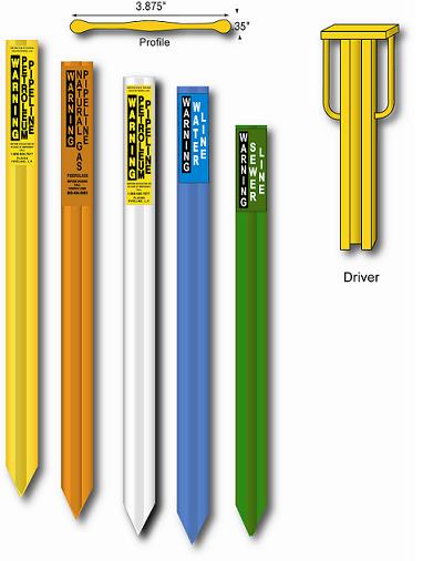 EZ Drive (flex) Markers - PKM Industries